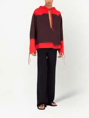 FERRAGAMO Gradient-effect Hooded Kaftan
