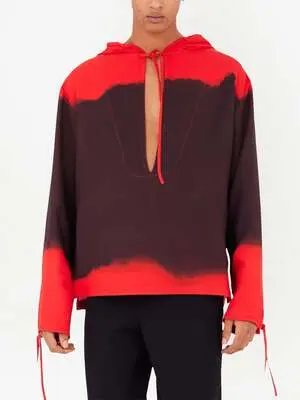 FERRAGAMO Gradient-effect Hooded Kaftan