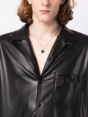 Mateo Heart Pendant Necklace - Green