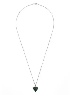 Mateo Heart Pendant Necklace - Green
