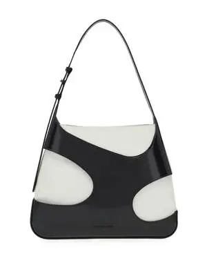 FERRAGAMO Cut-out Detail Shoulder Bag - Black