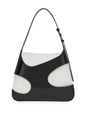 FERRAGAMO Cut-out Detail Shoulder Bag - Black