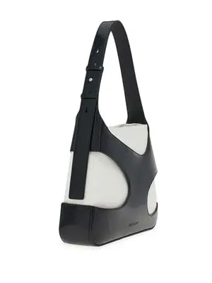 FERRAGAMO Cut-out Detail Shoulder Bag - Black