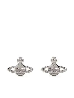 VIVIENNE WESTWOOD Orb Stud Earrings - Silver