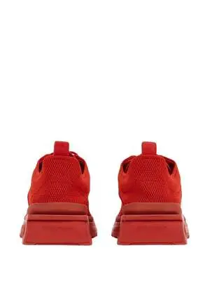 FERRAGAMO Knitted Running Sneakers - Red