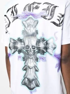 Philipp Plein Gothic Plein Print T-shirt