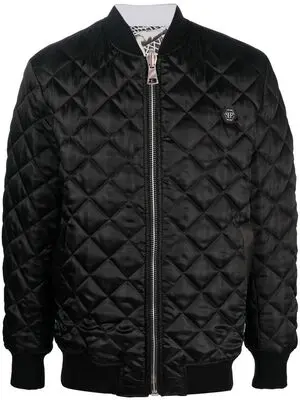 Philipp Plein Reversible Quilted Bomber Jacket