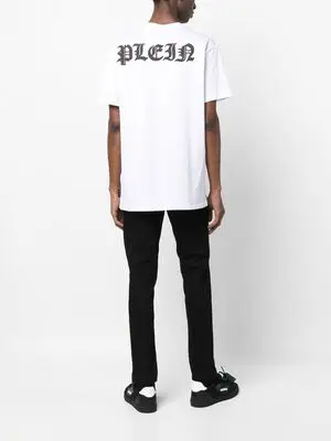 Philipp Plein Gothic Plein V-neck T-shirt