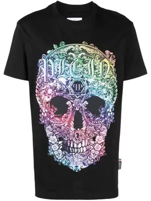 Philipp Plein Baroque Skull-print T-shirt - Black