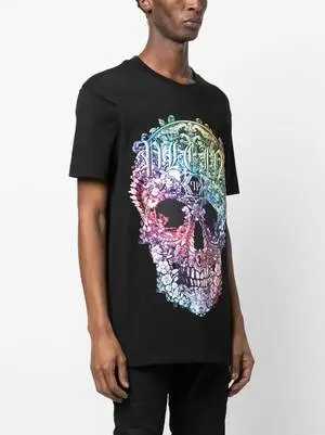 Philipp Plein Baroque Skull-print T-shirt - Black