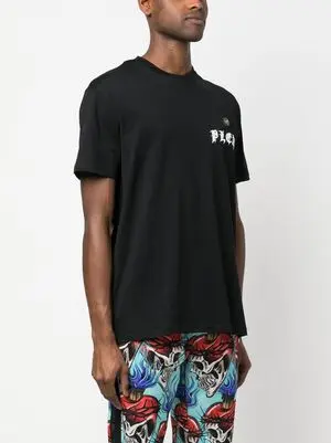 Philipp Plein Chest Logo-print Detail T-shirt - Black