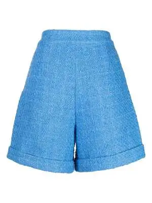 EDWARD ACHOUR PARIS Wide-leg Tweed Shorts