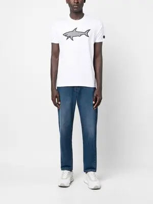 Paul & Shark Logo-print Cotton T-shirt