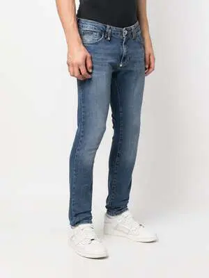 Philipp Plein Slim-fit Full-length Jeans - Blue