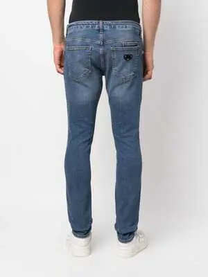 Philipp Plein Slim-fit Full-length Jeans - Blue
