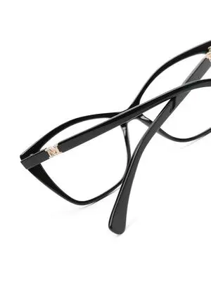 Max Mara Square Frame Glasses - Black