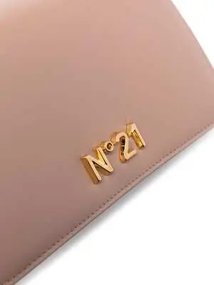 N°21 Logo-plaque Leather Shoulder Bag