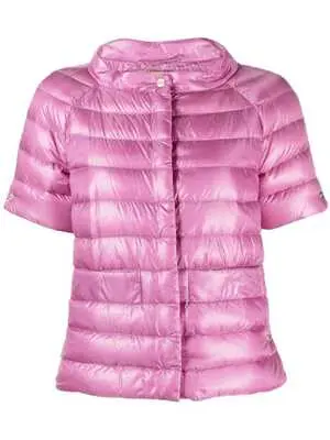 Herno Padded Short Sleeved Jacket - Pink