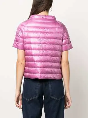 Herno Padded Short Sleeved Jacket - Pink