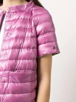 Herno Padded Short Sleeved Jacket - Pink