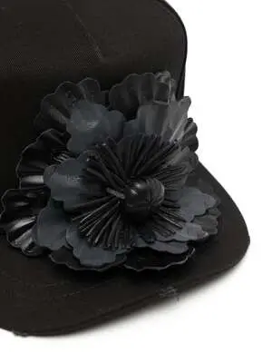 Dsquared2 Baseball Cap With Floral Appliqu