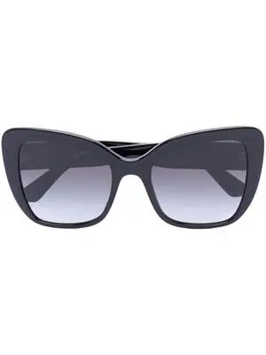 Dolce & Gabbana Oversized Cat-eye Sunglasses - Black