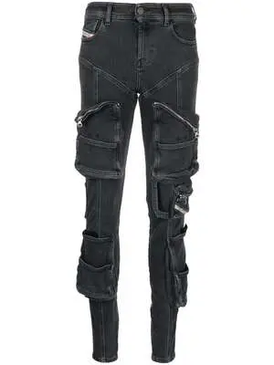 Diesel® 1984 Slandy-High 09f27 Jeans In Black - 30% Off | Editorialist