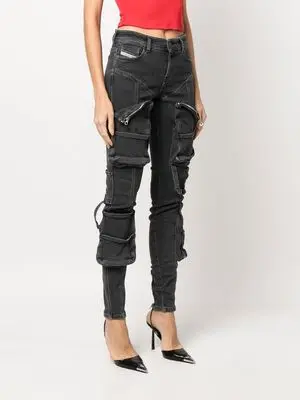 Diesel® 1984 Slandy-High 09f27 Jeans In Black - 30% Off | Editorialist
