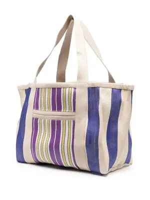 Isabel Marant Étoile Darwen Stripe Pattern Tote Bag