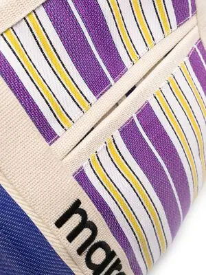 Isabel Marant Étoile Darwen Stripe Pattern Tote Bag
