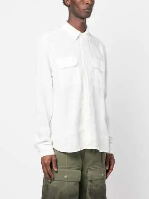 C.P. COMPANY Logo-patch Shirt