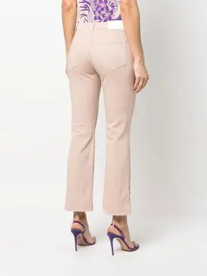 Pinko Lacing-detail Bootcut Jeans