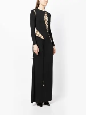 Dundas Lace-up Mini Dress