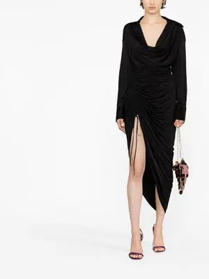 Alexander Wang Asymmetric V-neck Dress