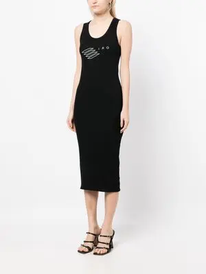 IRO PARIS Logo-print Fitted Dress