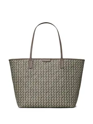 Tory Burch Ever-ready Monogram Tote Bag - Grey