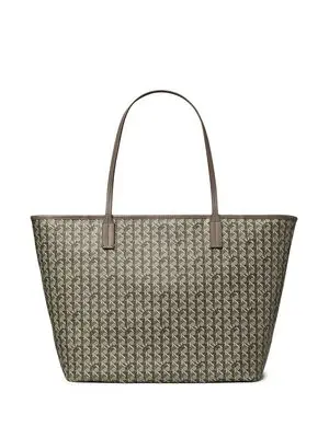 Tory Burch Ever-ready Monogram Tote Bag - Grey