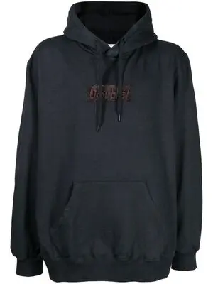 DOUBLET Logo-patch Cotton Hoodie