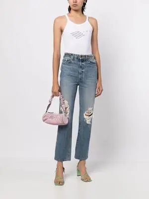 IRO PARIS Logo-print Tank Top - White