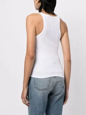 IRO PARIS Logo-print Tank Top - White
