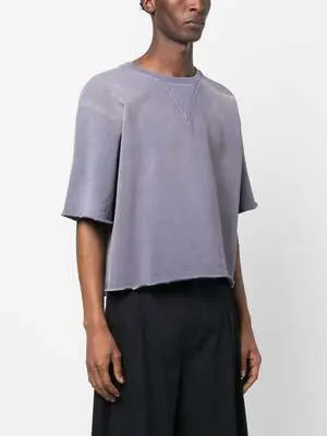 MAISON MARGIELA Short-sleeve Organic-cotton Sweatshirt