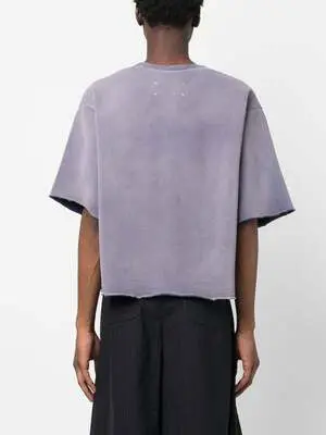 MAISON MARGIELA Short-sleeve Organic-cotton Sweatshirt