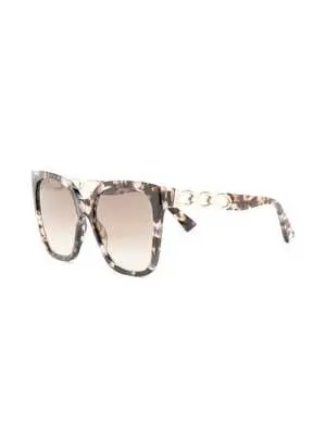 Moschino Chain-link Oversize Sunglasses