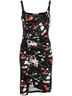 Rabanne Floral-print Mini Dress