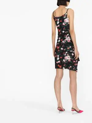 Rabanne Floral-print Mini Dress