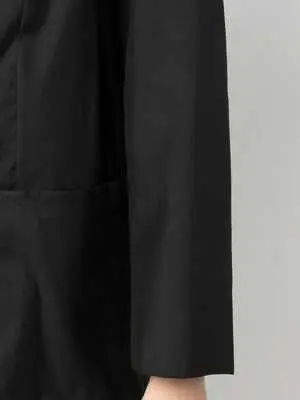 Erika Cavallini Oversized Single-breasted Blazer - Black
