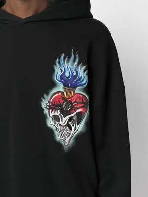 Philipp Plein Graphic-print Hoodie - Black