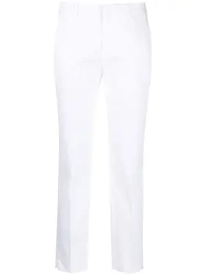 PT TORINO Straight-leg Stretch-cotton Trousers