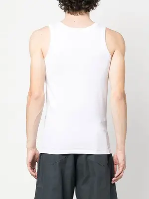Raf Simons Logo-patch Cotton Tank Top