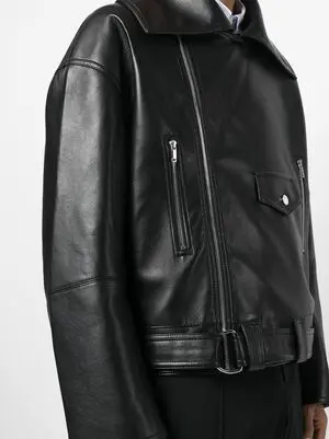 Nanushka Zipped Biker Jacket